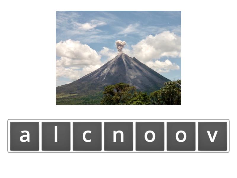 Landforms - Anagram