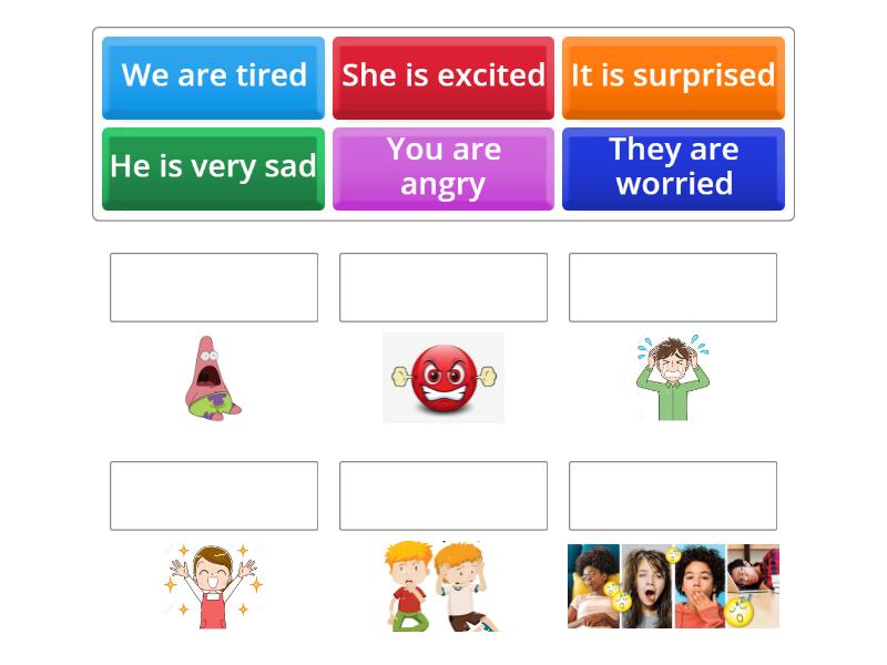 Verb to be sentences - Match up