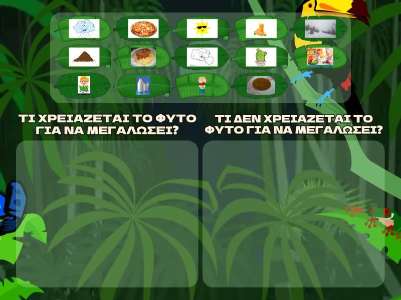 ΤΙ ΧΡΕΙΑΖΕΤΑΙ ΤΟ ΦΥΤΟ ΓΙΑ ΝΑ ΜΕΓΑΛΩΣΕΙ? - Categorize