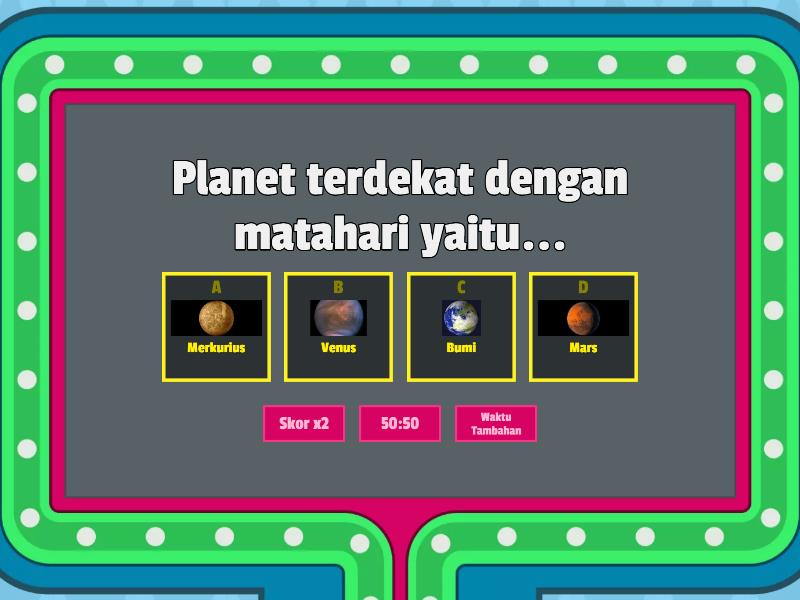 Nama Planet - Gameshow quiz
