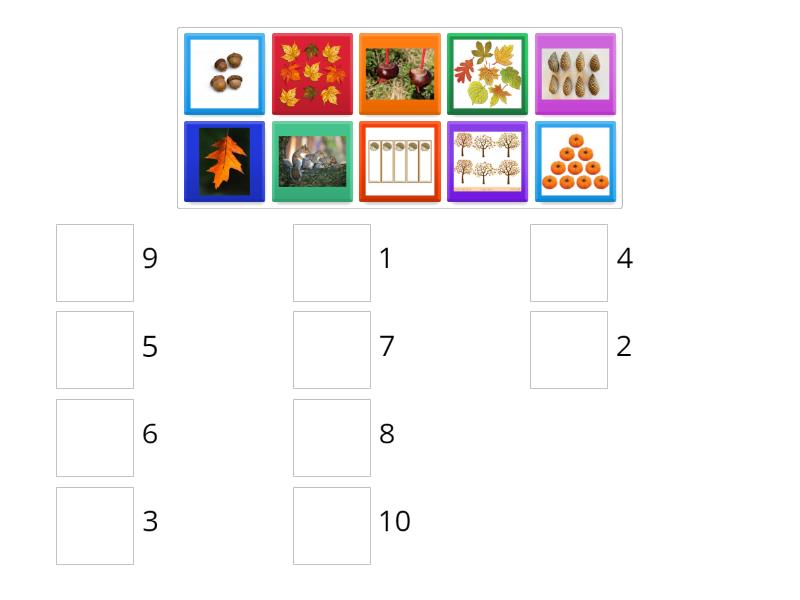 Cyfri "Yr Hydref" - Match up
