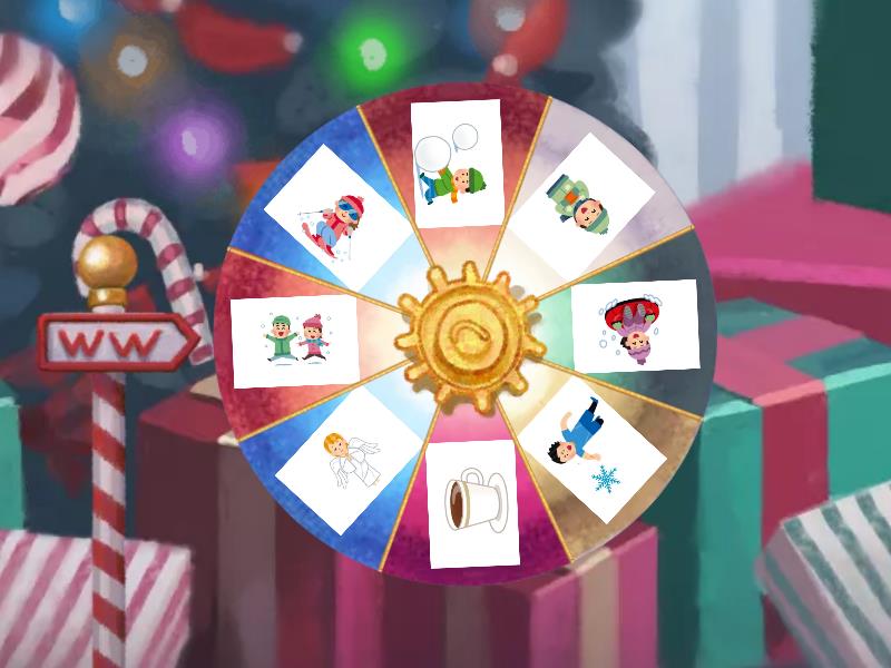 Spin winter words - Spin the wheel