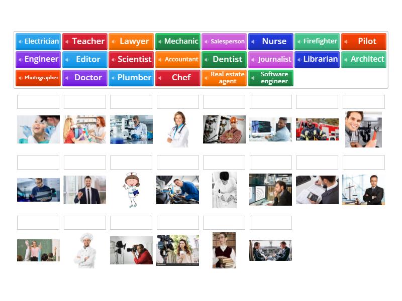 Professions - Une las parejas