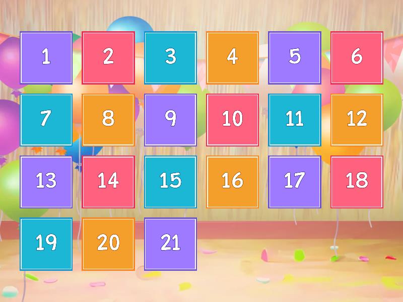 bomb game - review verb to be (pro 1) - Open the box