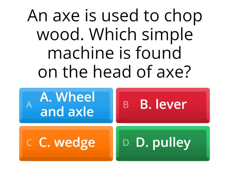 simple machine - Quiz