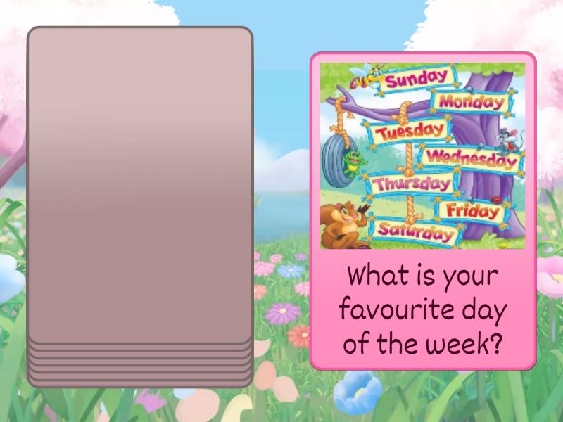 What is your favourite...? - Speaking cards