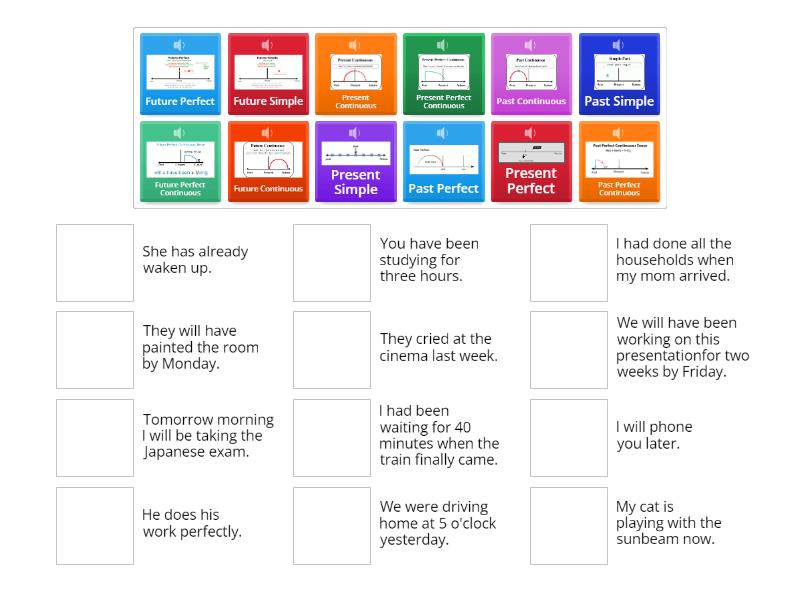 English grammar - Match up