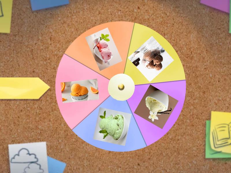 ice cream - Spin the wheel