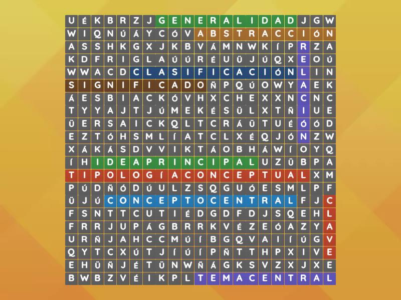 Concepto - Wordsearch