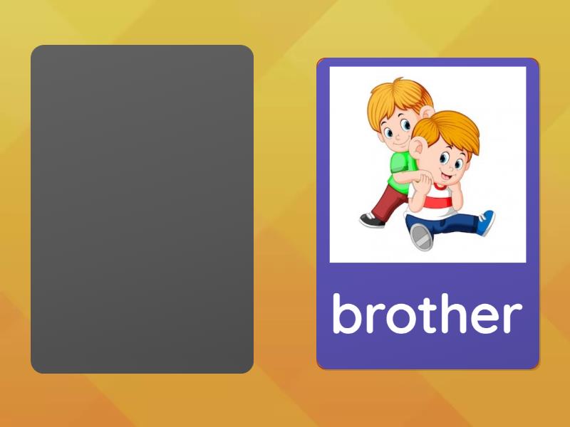 Unit 2: My family - Speaking cards