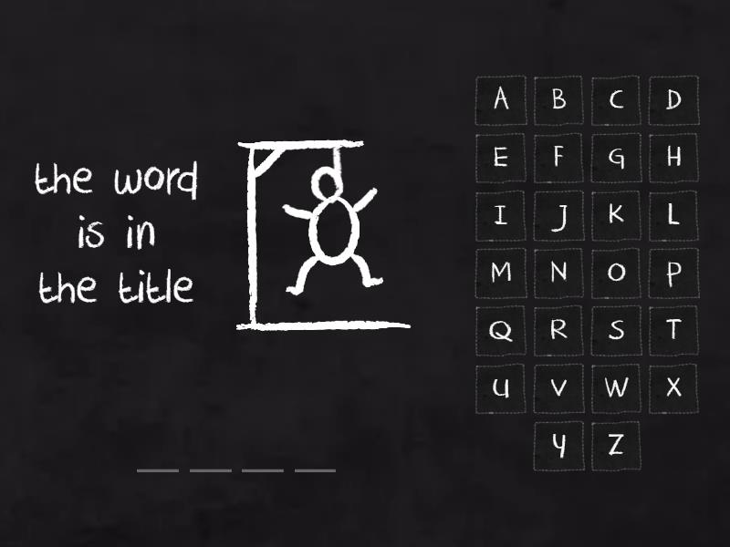 super easy - Hangman