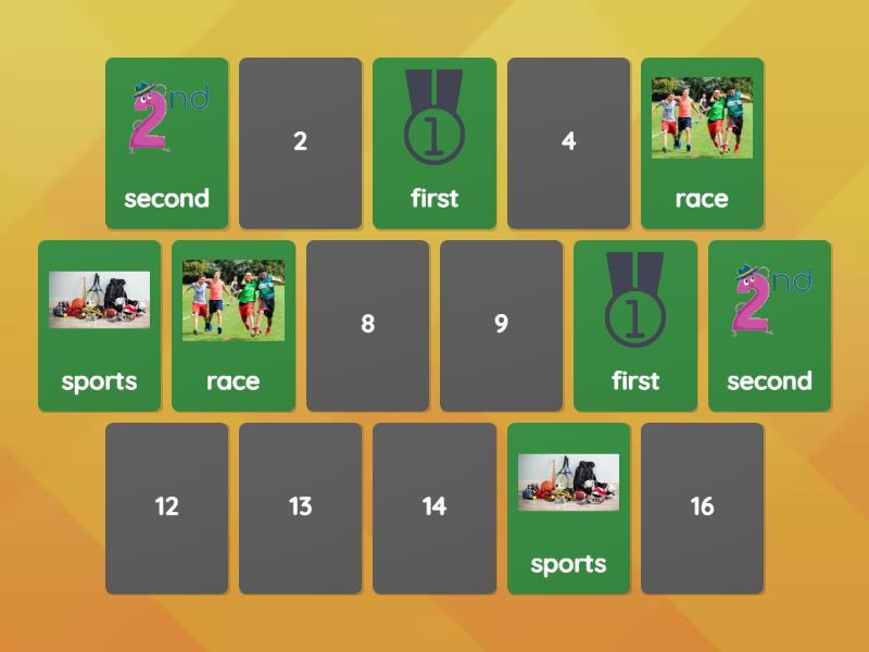 race - Matching pairs