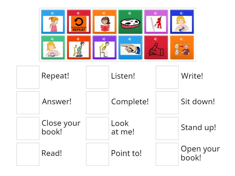 Instructions - Match up