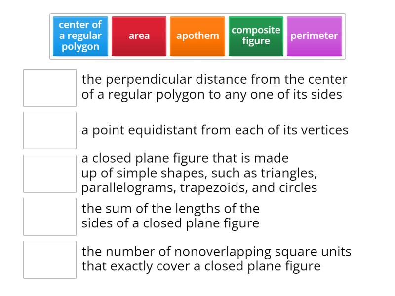 Geometry Unit 6 Lesson 6-7 - Match up