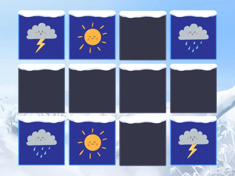 Weather 2 (english._.kids) - Matching pairs