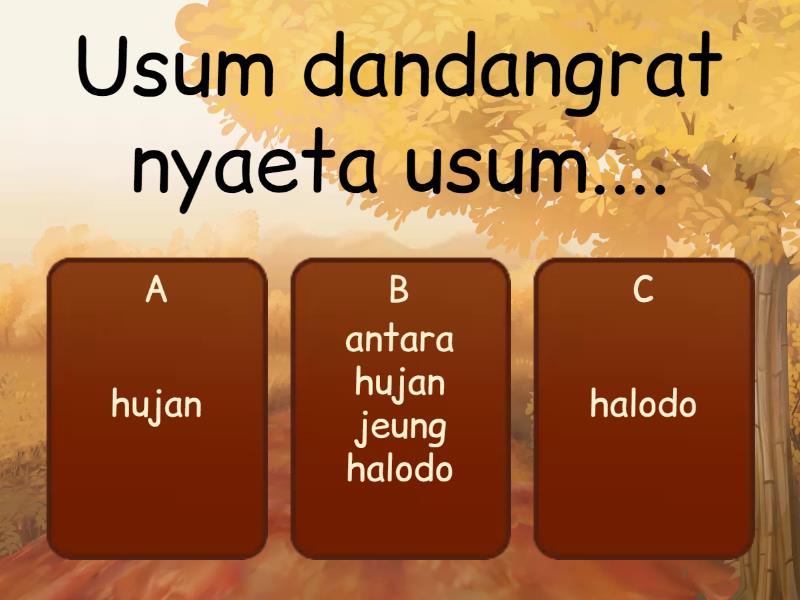 Pancen Usum-usuman! - Quiz