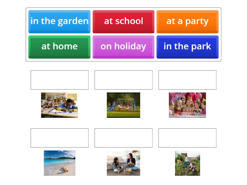Go Getter 1 Unit 1.5 Places - Match up