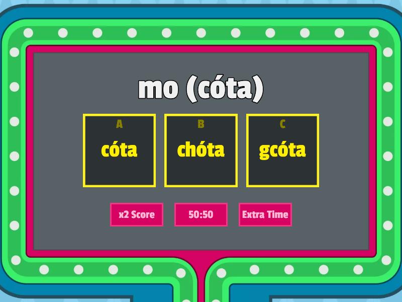 Angela Ferry - Aidiacht Shealbhach - Gameshow quiz