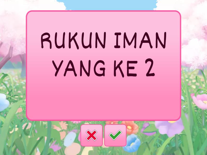 rukun iman - Flash cards