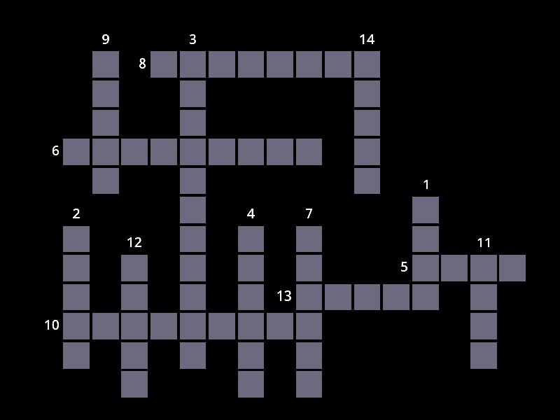 Around Town - Describing cities - Crossword