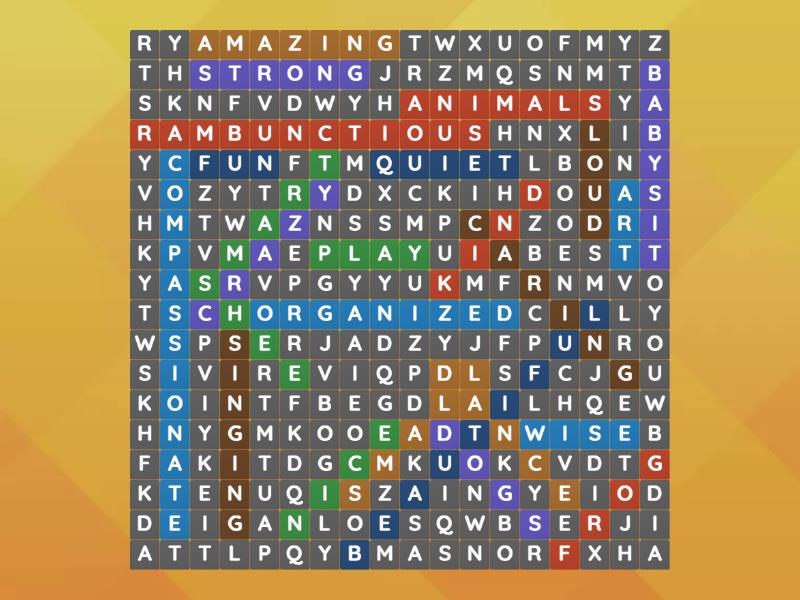 BH word search - Wordsearch