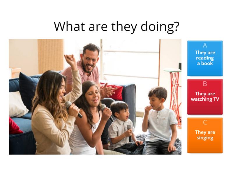 What are they doing? - Quiz