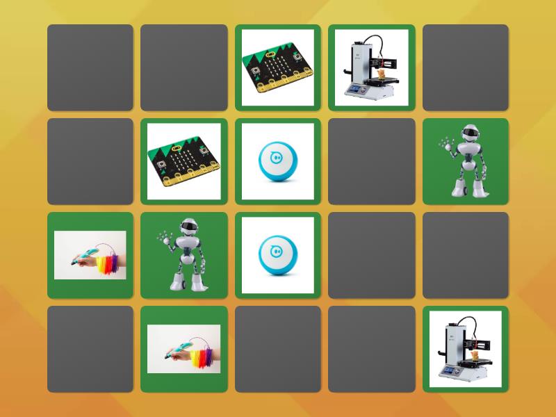 Memory-Robotics - Matching pairs