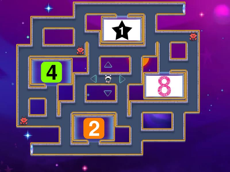 Numbers MAZE GAME - Maze chase