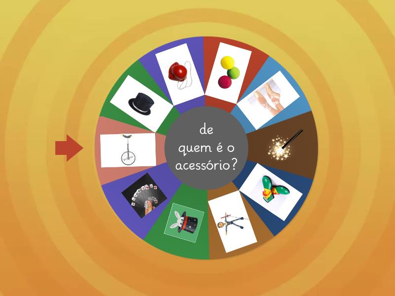 Roleta do circo - Roleta aleatória