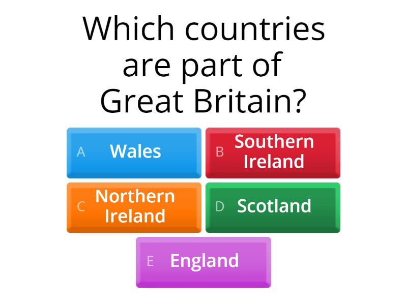 How well do you know The UK? - Cuestionario