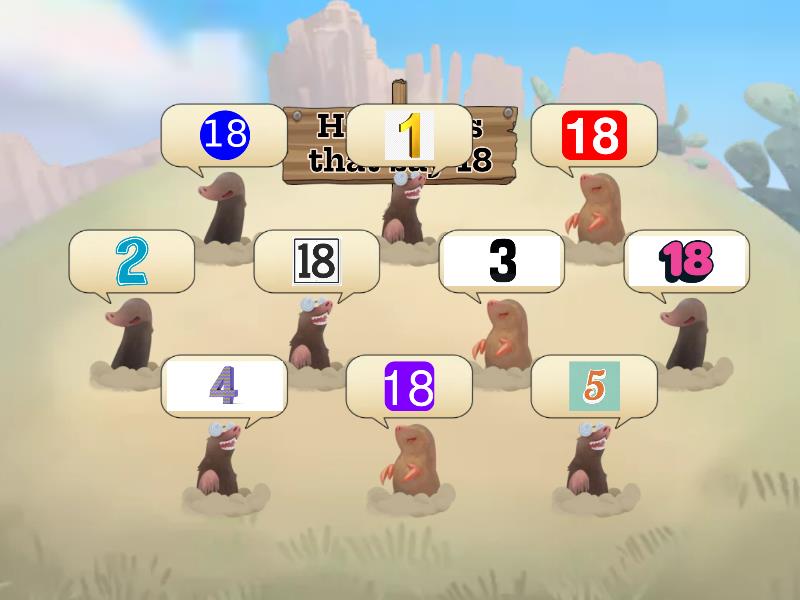 Whack-a-mole number 18 - Whack-a-mole
