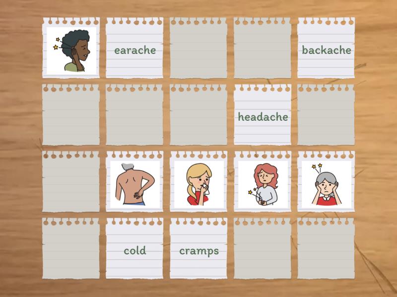 Illness and Injury Part 1 - Matching pairs