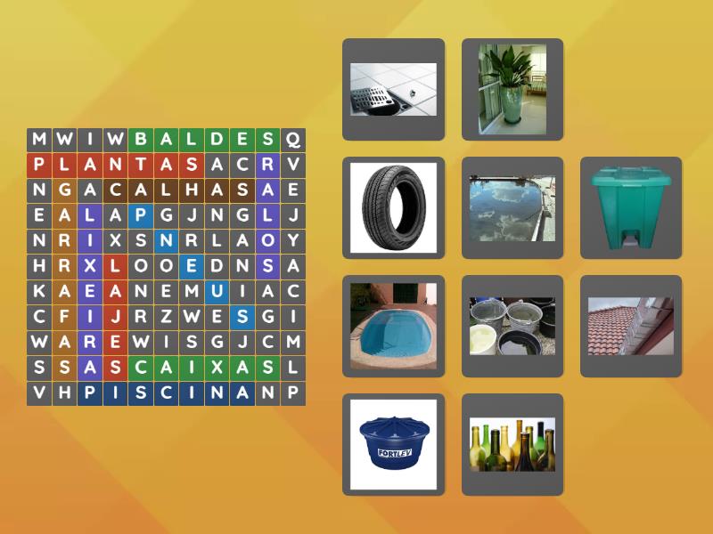 Dengue - Sopa de letras