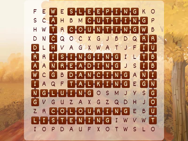 Primary 2 Unit 1 - Wordsearch