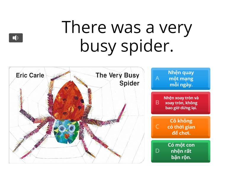 The Very Busy Spider - story - Quiz