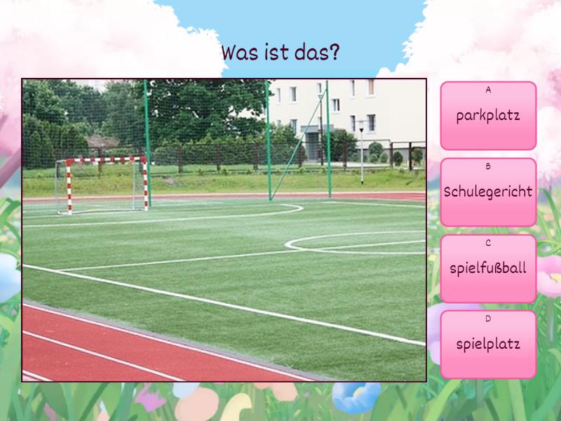 Orte in der Schule. - Quiz