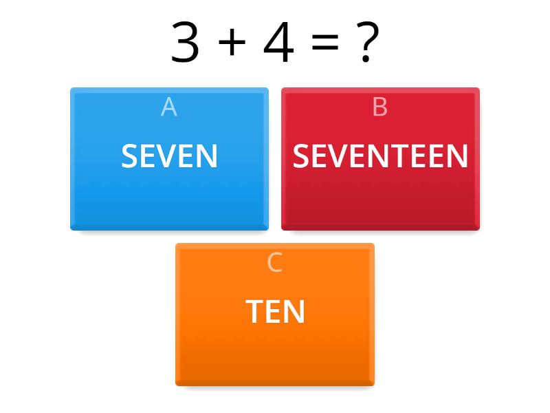 Math (Numbers) - Quiz