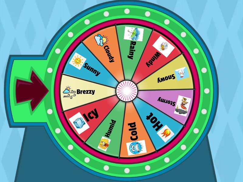 Weather Wheel - Spin the wheel