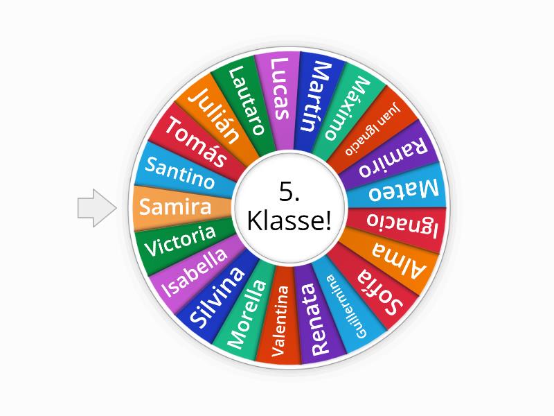 5. Klasse B - Random wheel