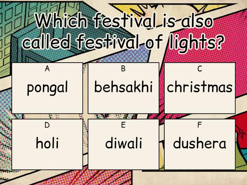 festivals 2 - Quiz