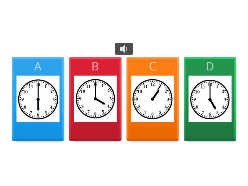 G4 - Telling Time listening - Quiz