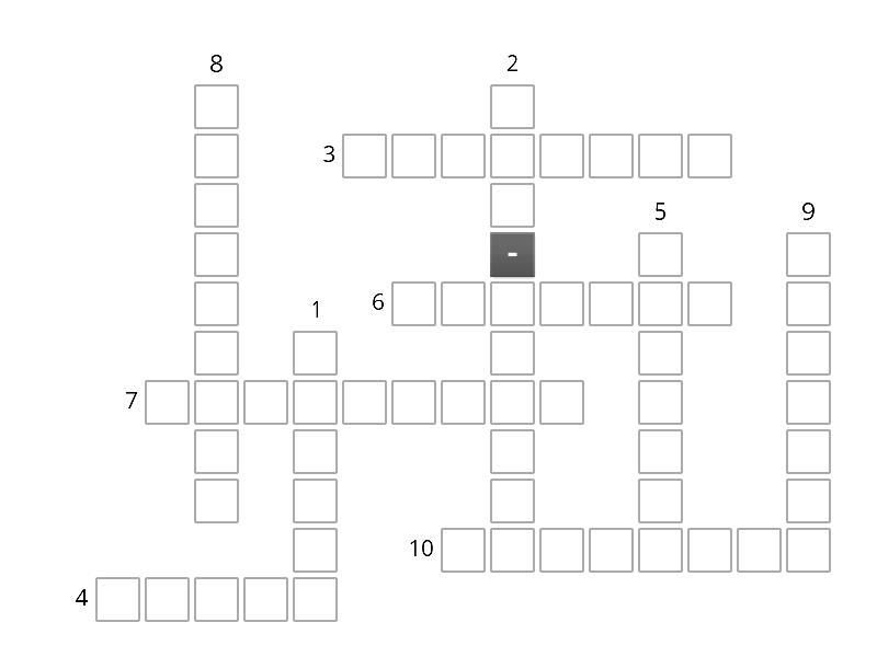 cruciverba di italiano - Crossword