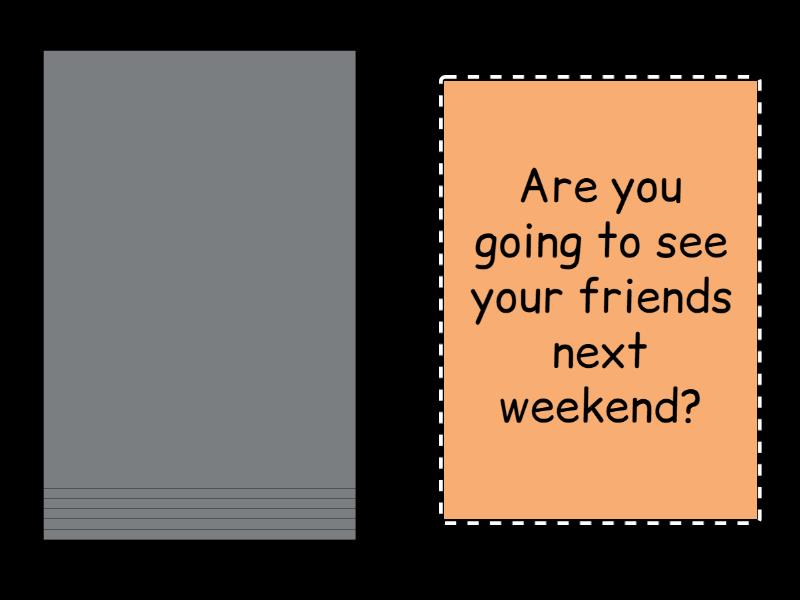 KEY "Let's talk about weekends" - Speaking cards