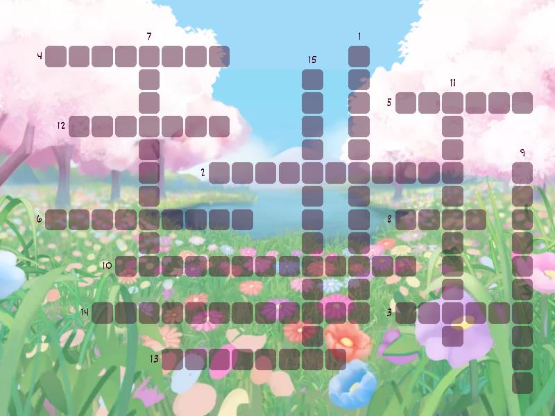 deforestation - Crossword