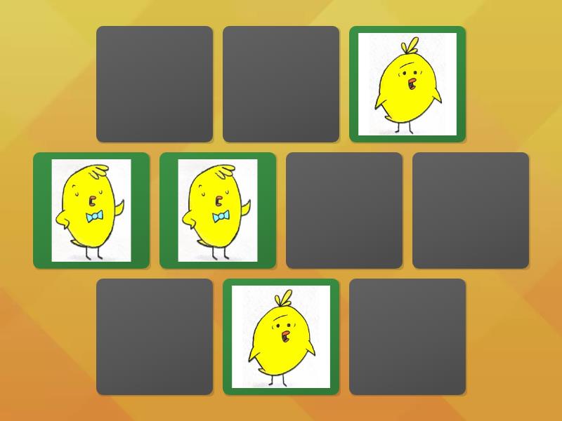 Searching for the same chicken - Matching pairs