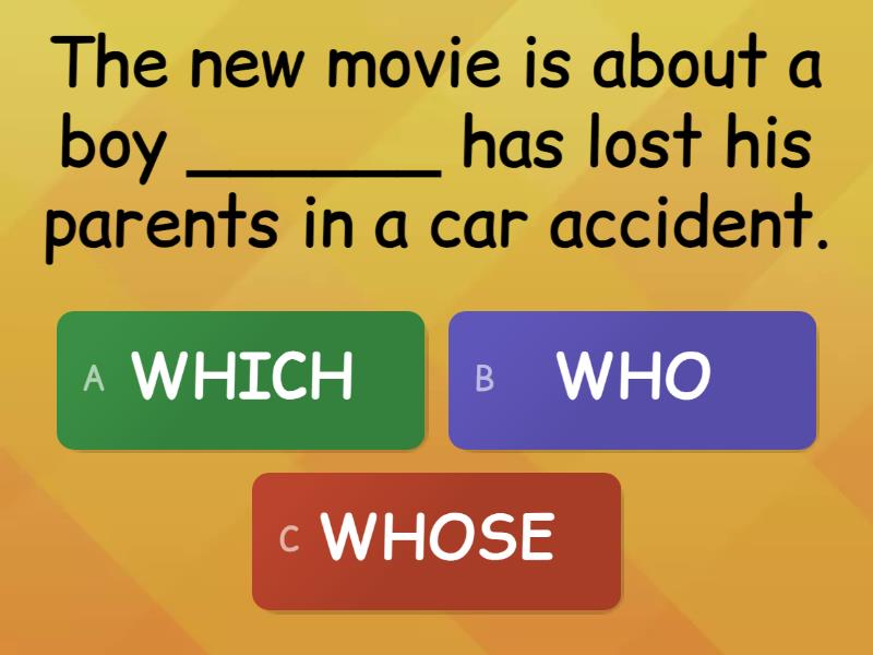 MODULE 6 Lesson 3 Relative Pronouns - Quiz