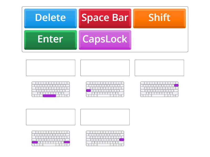 Keyboard common buttons - Match up