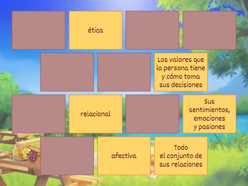 Bach T1 Dimensiones de la persona - Memory