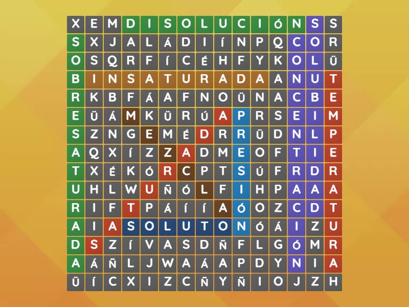 Conceptos - Wordsearch
