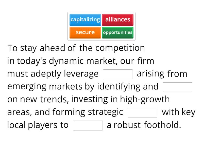 Collocations with 'leverage' - Complete the sentence